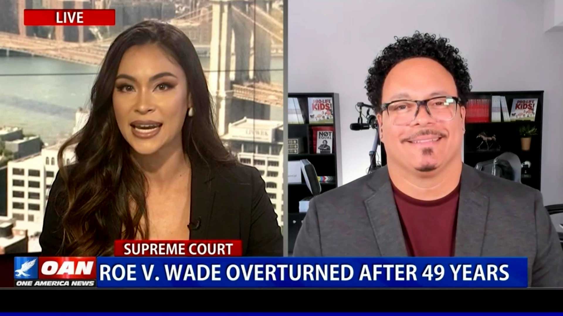 Ryan Bomberger talks Roe Reversal on OAN - 😭 - The Radiance Foundation
